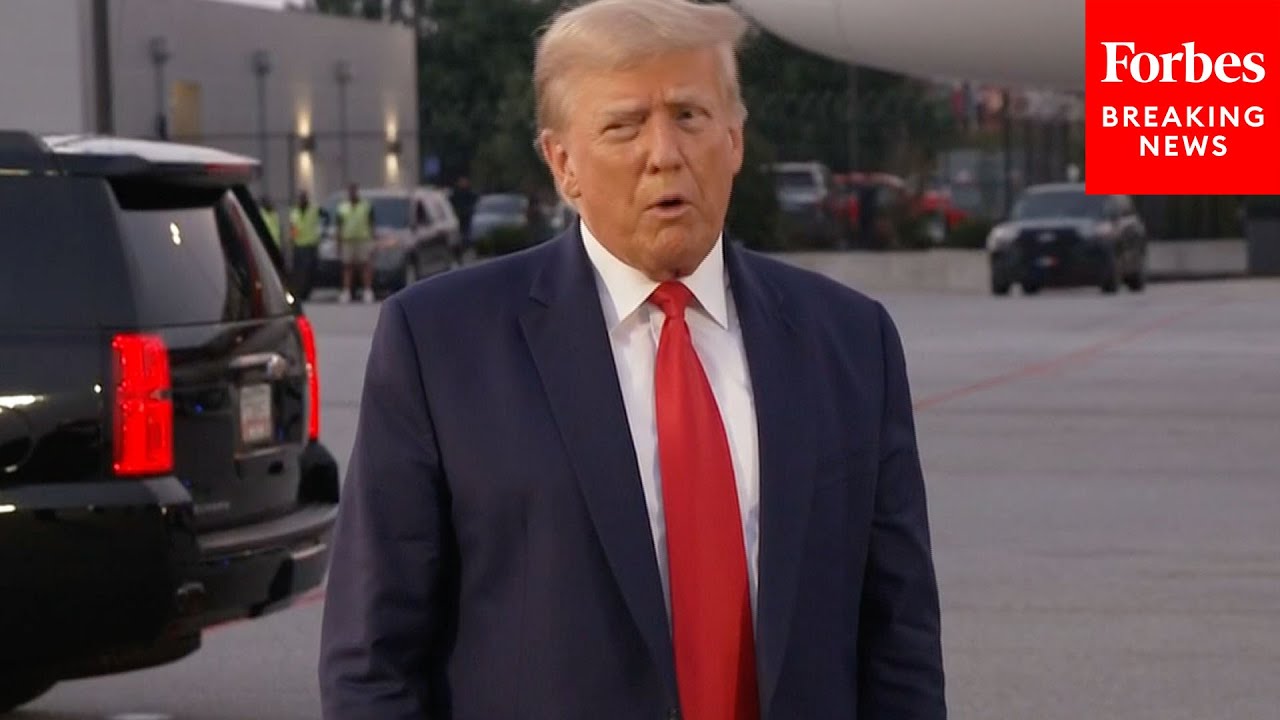 WATCH: Trump Goes To Fulton County, Georgia Jail For Arrest, Then ...