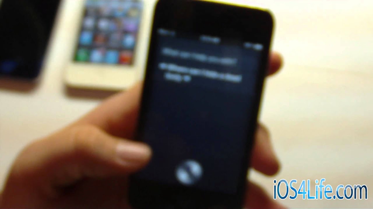 Siri Server and iPod Touch 4G Siri Port Update - YouTube