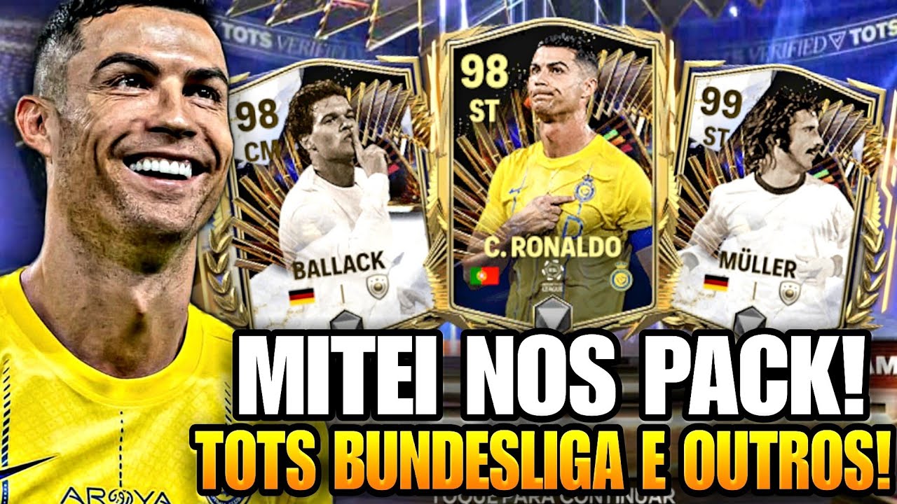 MITEI NOS PACK? NOVOS TOTS COM CR7 98, E NOVA ABA COM TOTS GRÁTIS! FC ...