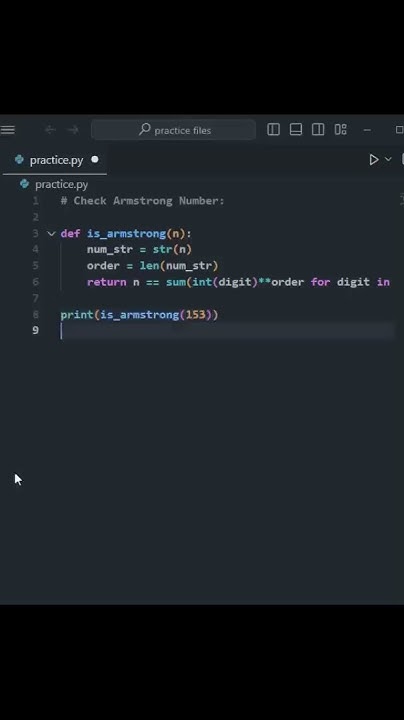 Check Armstrong Number | #python #pythonprogramming#coding#learnpython #pythonforbeginners - YouTube