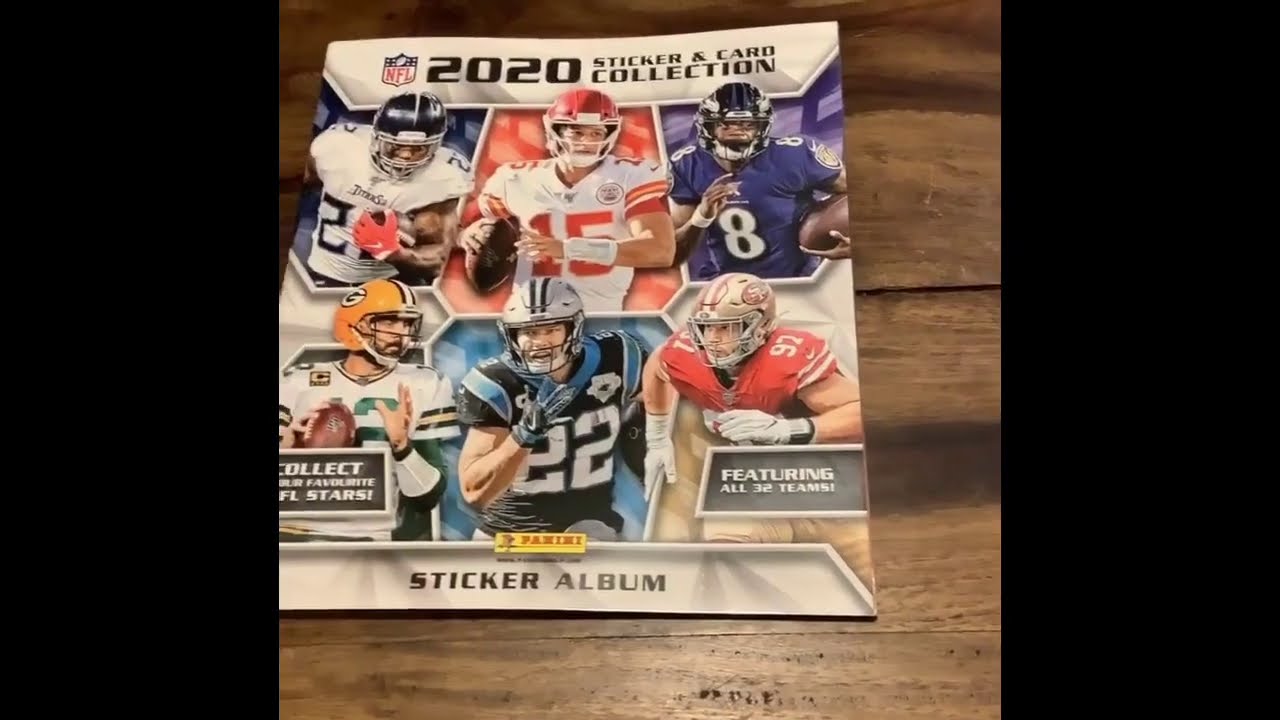 Panini NFL 2020 Sticker & Card Collection #Shorts - YouTube