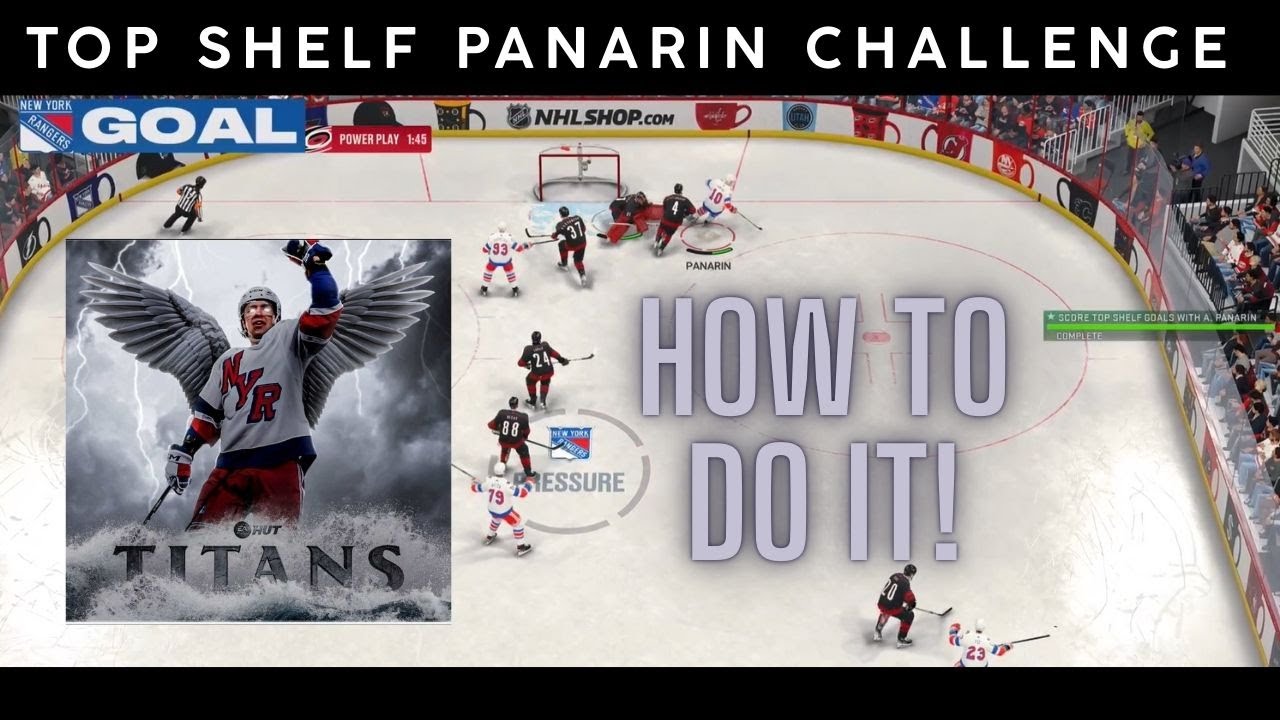 HOW TO DO THE TOP SHELF PANARIN CHALLENGE - HUT 25 - YouTube