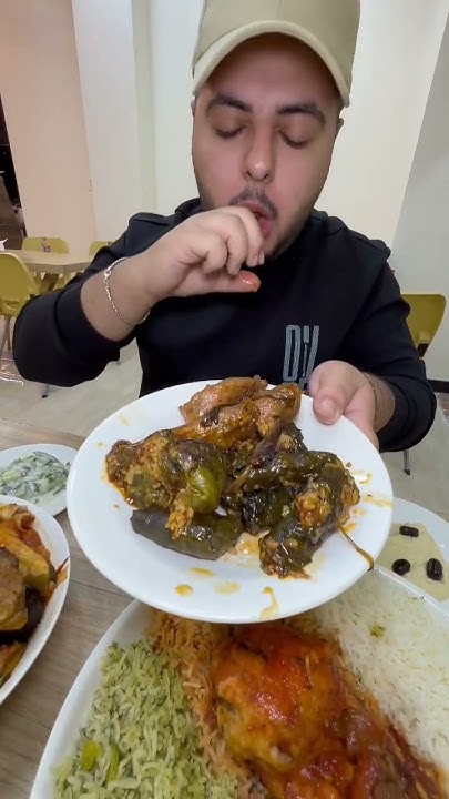 تشريب احمر بالحم الغنم 😋 Youtube