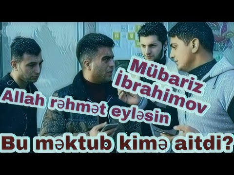 ŞƏHİD MƏKTUBU (Mübariz İbrahimov) Sosial eksperiment SUMQAYIT SORĞU Sərbəst vlog