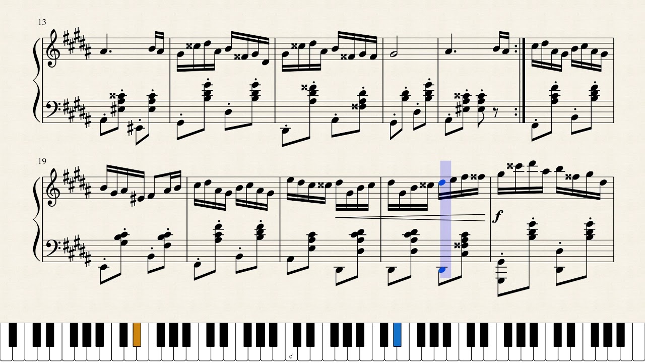 Kyle O'Neil, Miniature in G Sharp Minor. [Piano Tutorial + Sheets ...