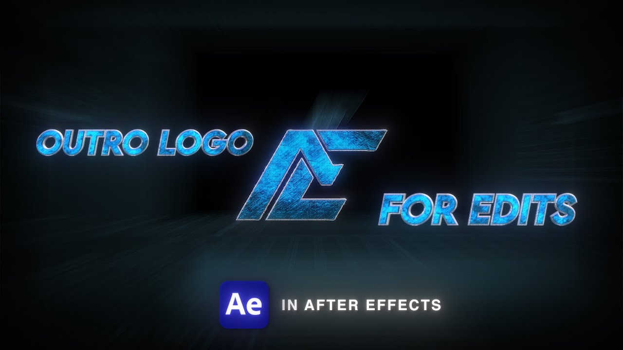 OUTRO WATERMARK For Edits | After Effects Tutorial - YouTube