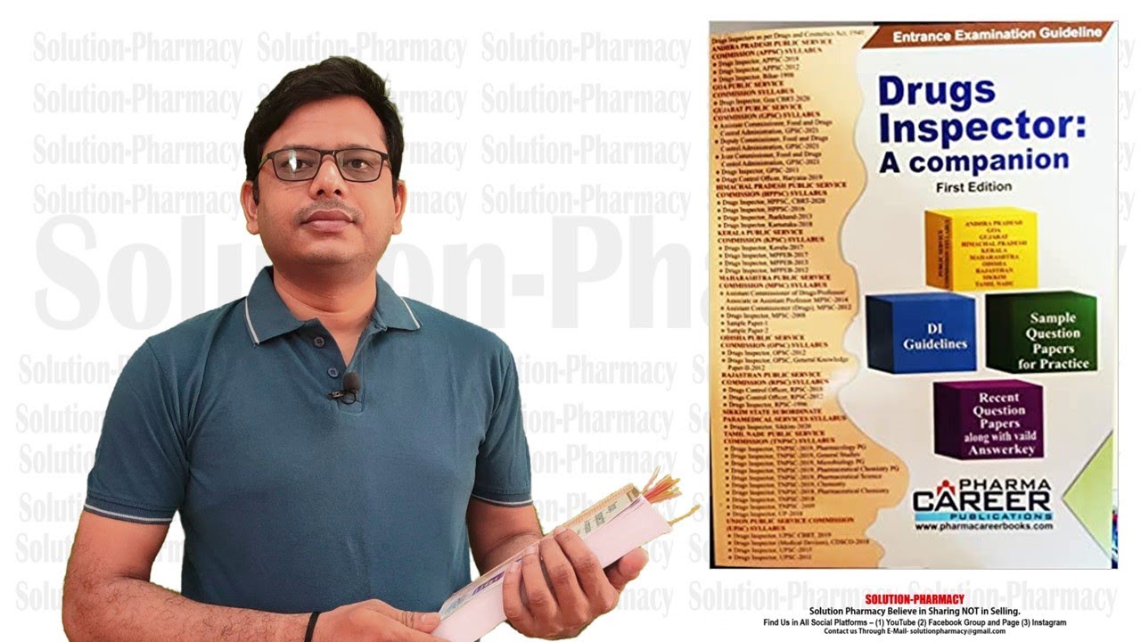 Drugs Inspector - A Companion = Question Bank of Drug Inspector Exam of ...