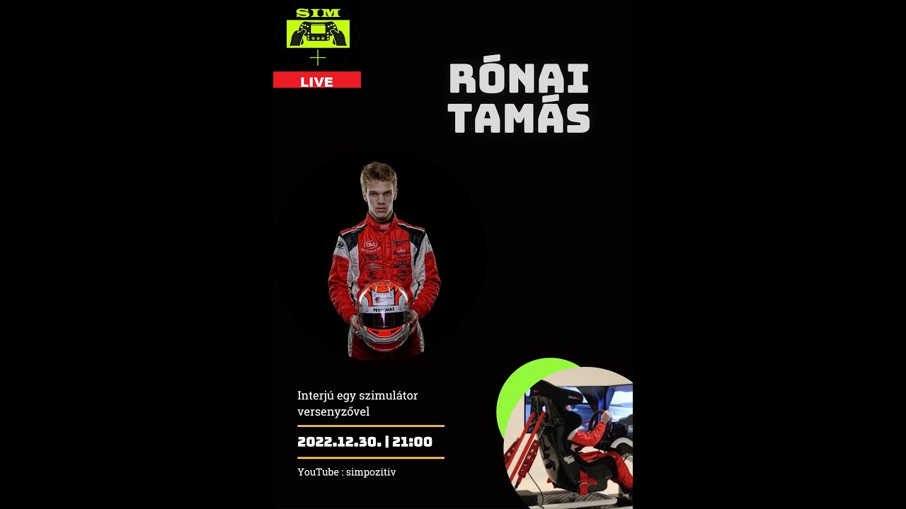 SIM + LIVE #25/2022 Rónai Tamás - YouTube