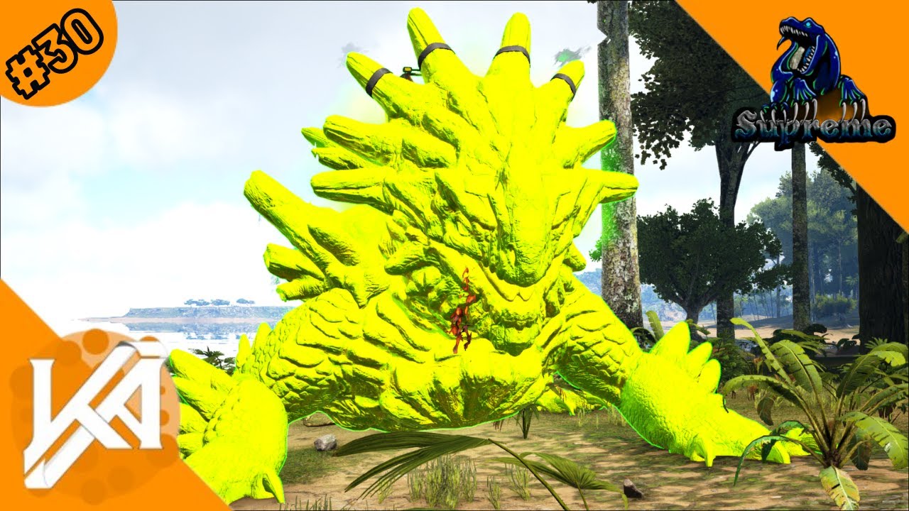 NUCLEAR MAGMASAUR BOSS - ARK SUPREME (MODLU) # 30 - YouTube