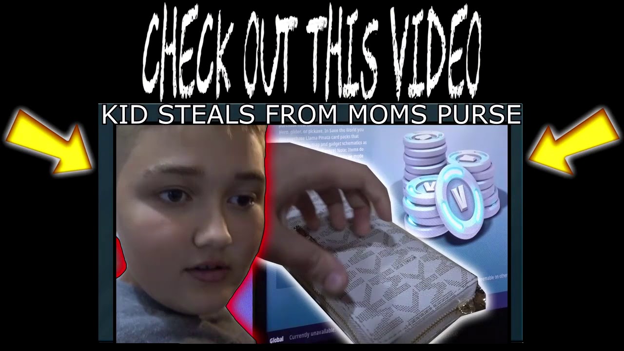 KID STEALS MOMS CREDIT CARD AND BUYS V BUCKS FamilyOFive Reupload - YouTube