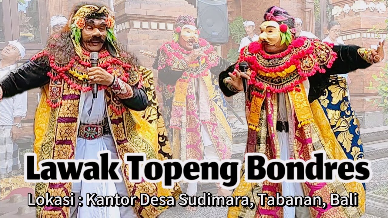Lawak Topeng Bondres - Acara Melaspas Kantor Desa Sudimara Tabanan Bali ...