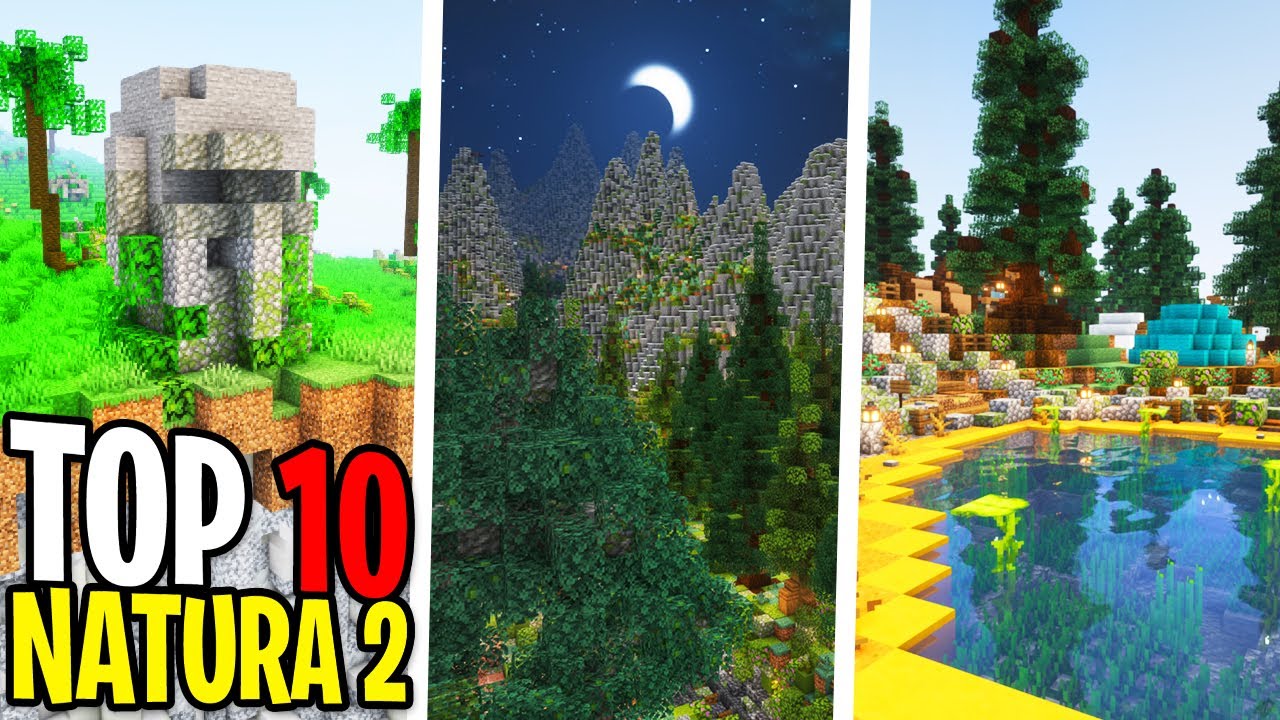 TOP 10 NATURA di MINECRAFT - YouTube