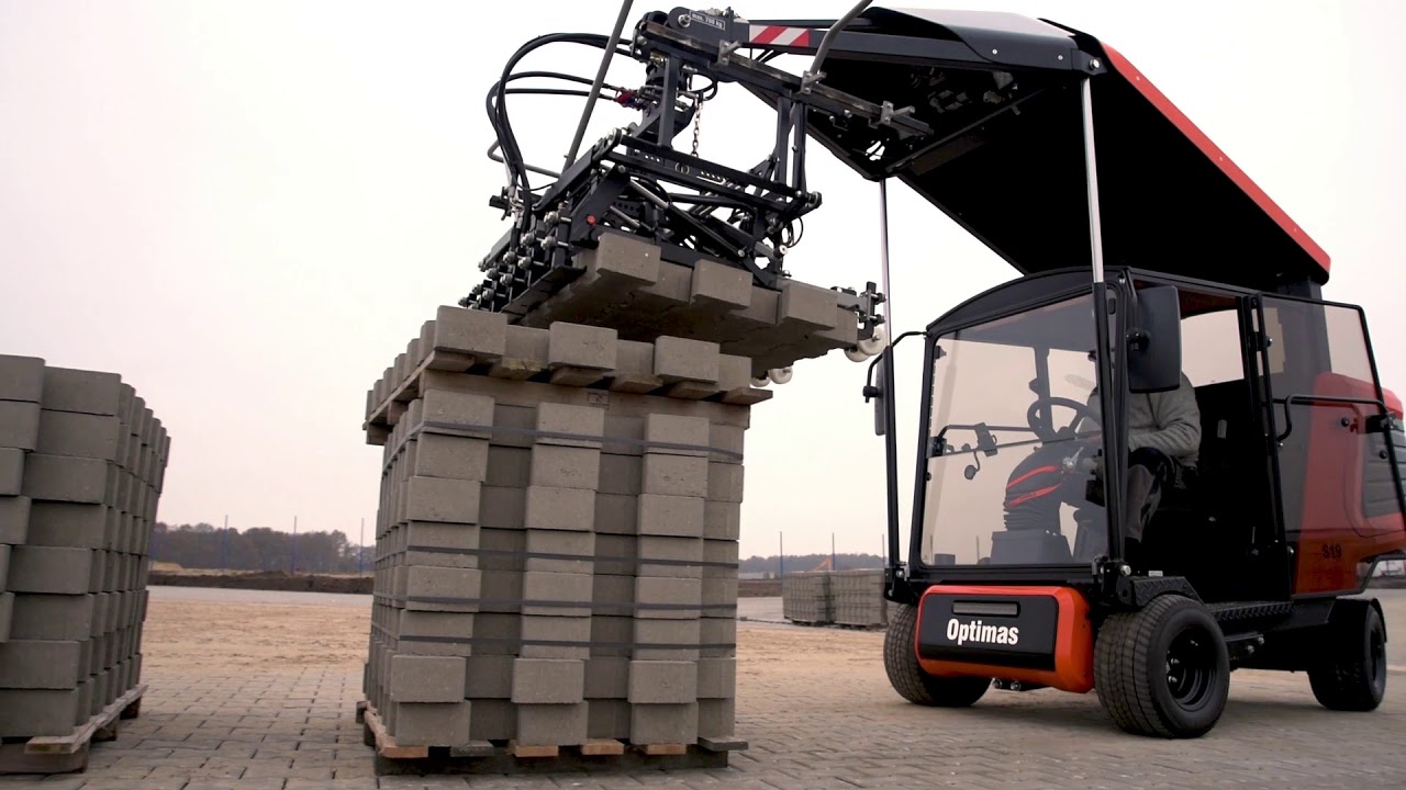 Optimas S19 PaveJet / Paver laying machine / Pflasterverlegemaschine ...