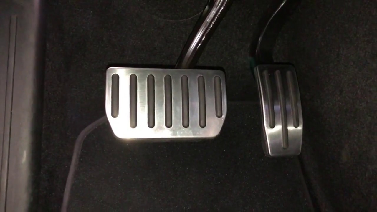 Aluminum Non-Slip Performance Foot Pedals for Tesla Model 3 - YouTube