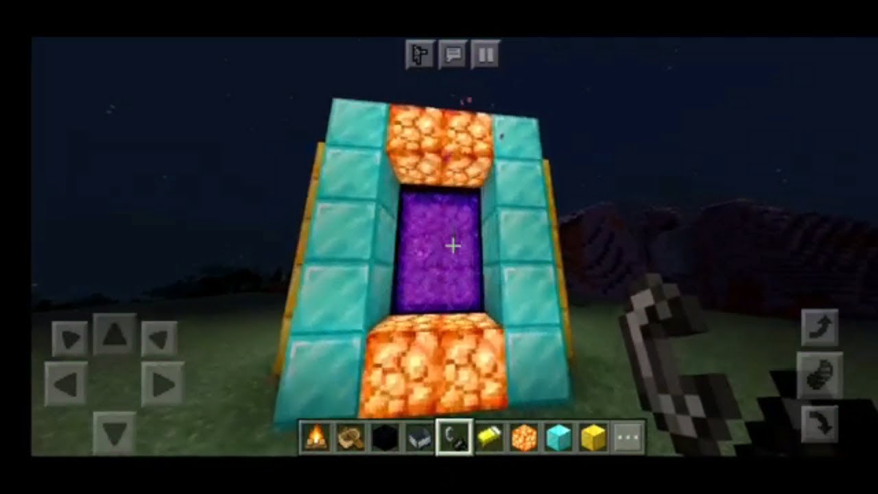 Minecraft: How to make a portal to Heaven _(heaven to minecraft) - YouTube