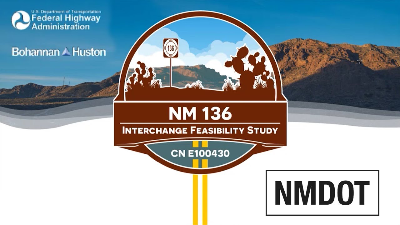 NM 136 Interchange Feasibility Study - October 1st, 2024 | NMDOT - YouTube