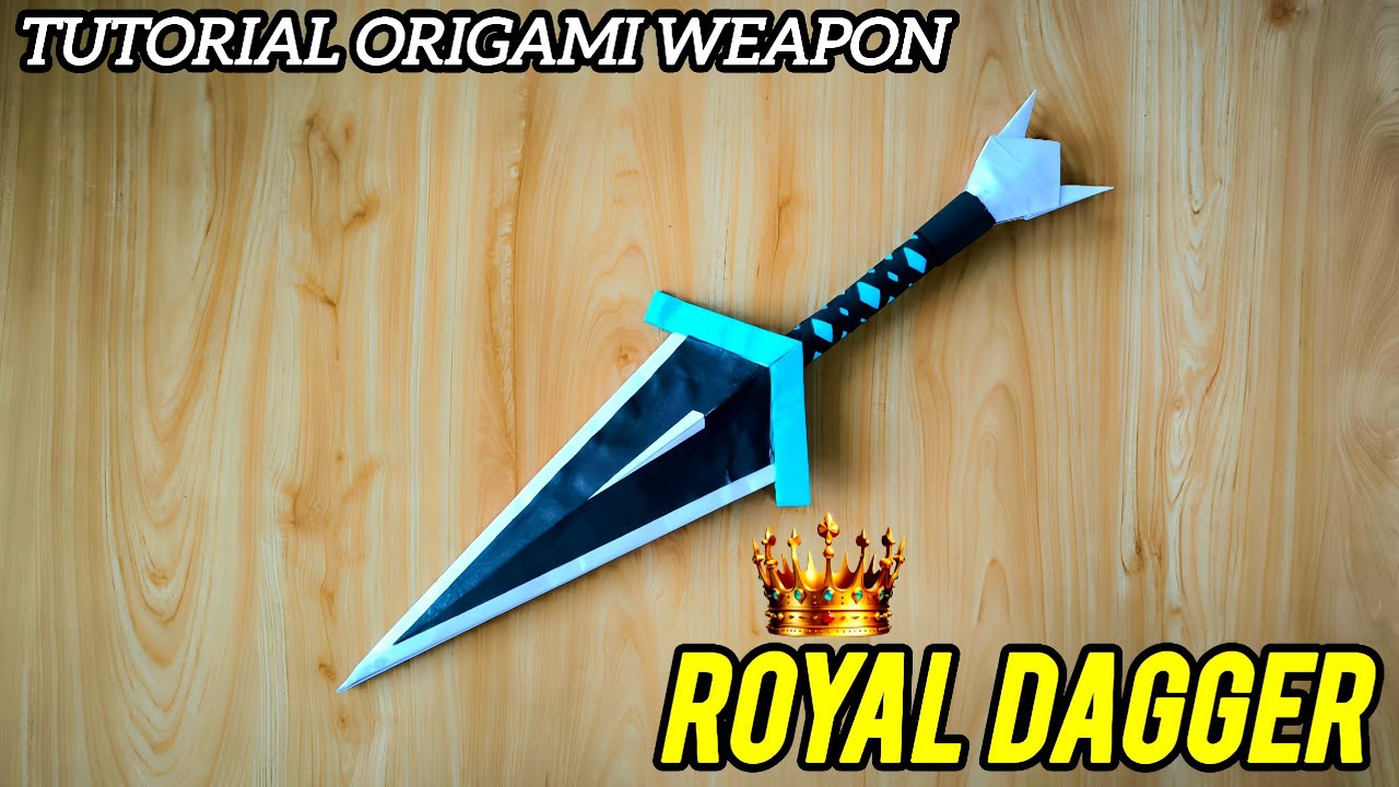 Origami Royal Dagger – Fold a Paper Weapon Fit for a King! | Step-by ...