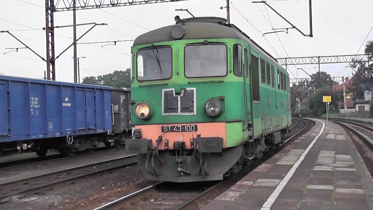 Manewry ST43-100, Dworzec PKP Czerwieńsk - YouTube