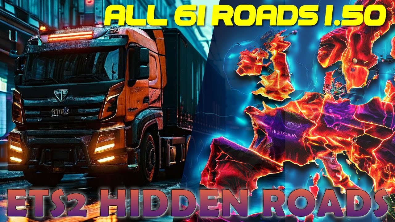 All ETS2 Hidden Secret Roads (61 roads in 19 countries, all DLC) * ETS2 ...