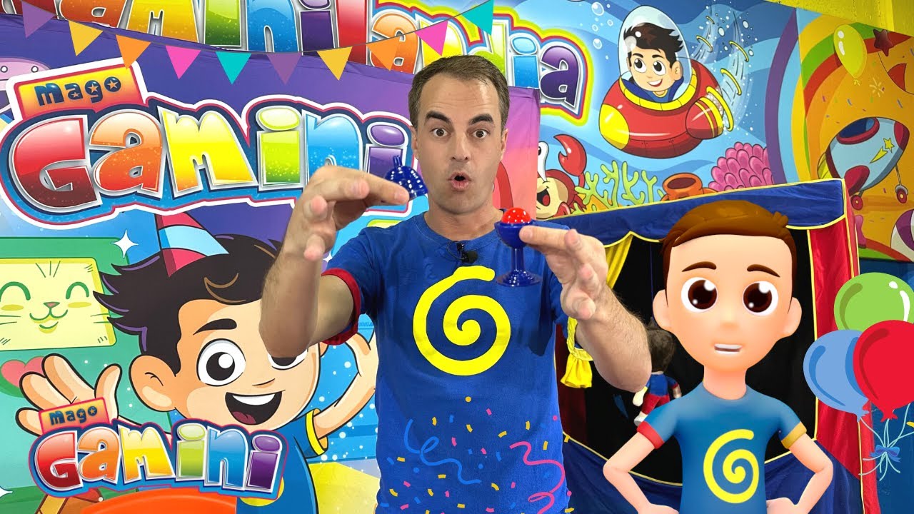 La bola mágica de Mago Gamini ¿dónde quedo la bolita? - YouTube
