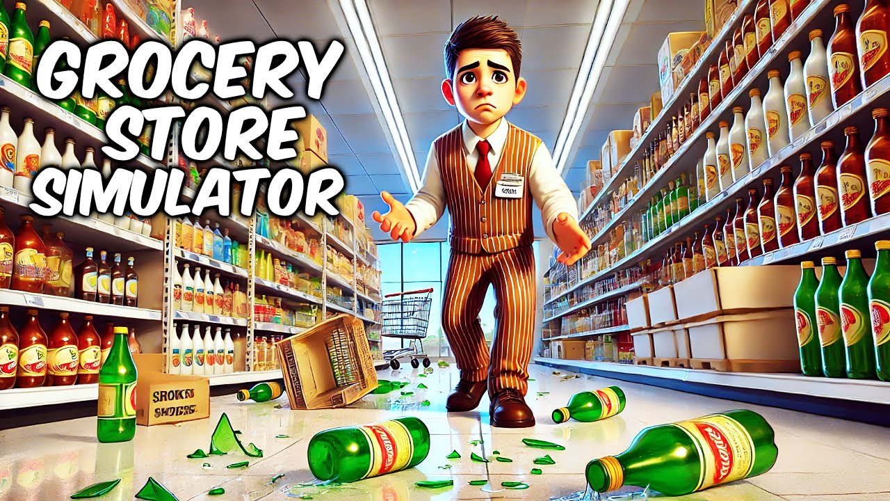 Day ONE In This NEW Grocery Store Simulator... - YouTube
