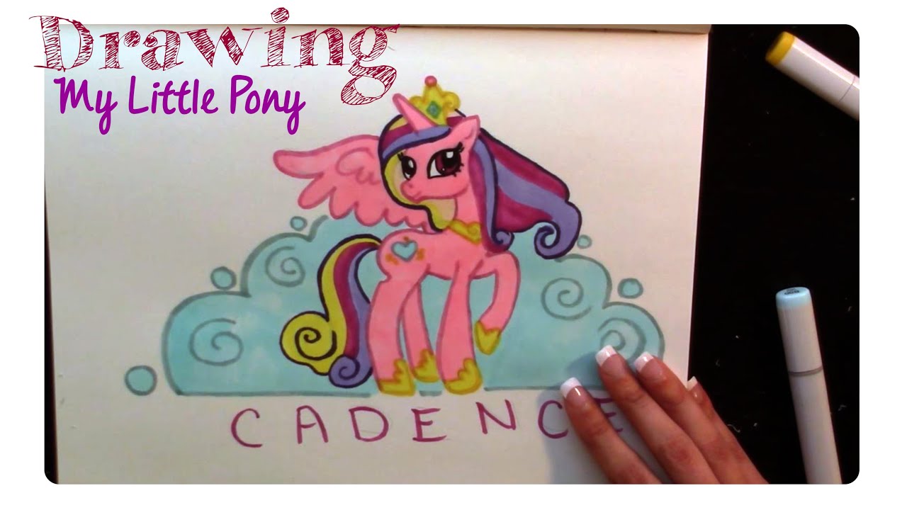 Drawing My Little Pony Cadence in Pencil and Copic Markers - Artist ...