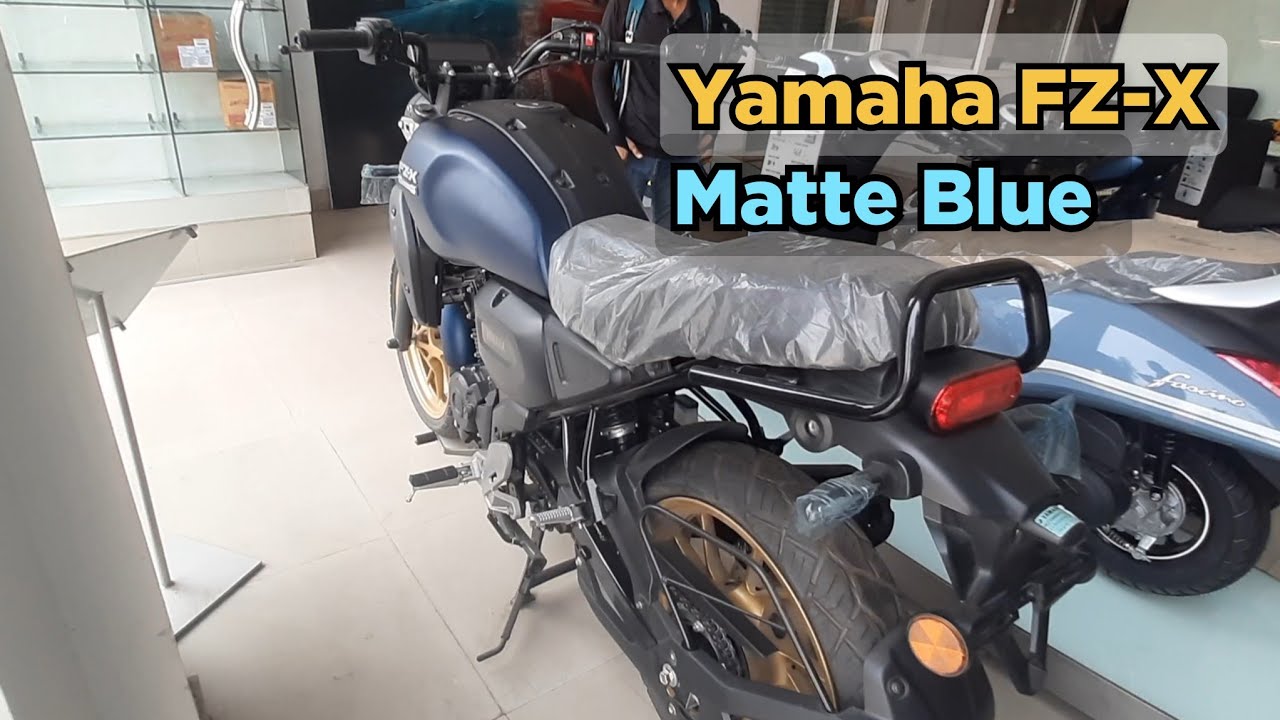 New Yamaha FZ X ️ Matte Blue || FZ X Matte Blue All Model Price ...
