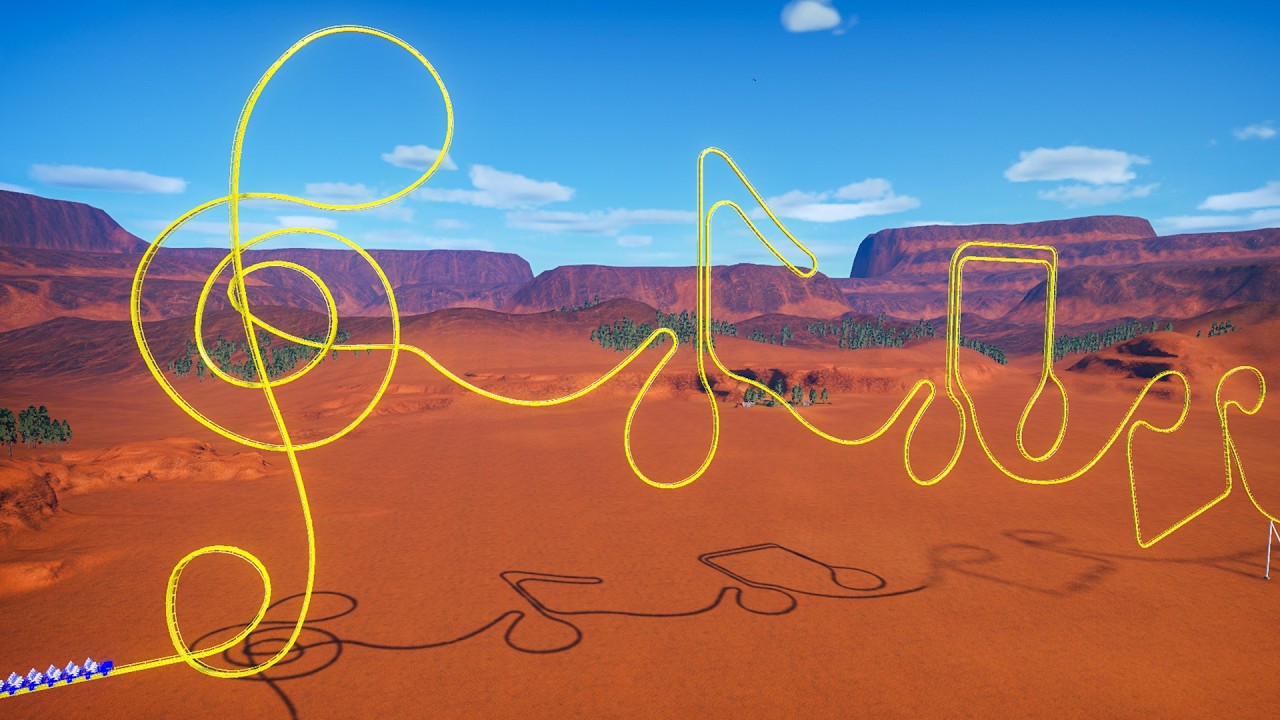 Musical Notes Roller Coaster – Planet Coaster - YouTube