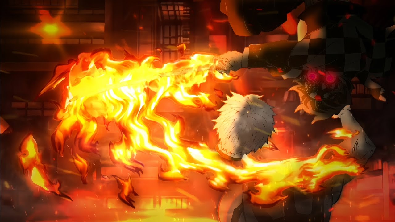 Tanjiro Vs Akaza 🔥 ️ - Kimetsu No Yaiba Manga Animation - YouTube