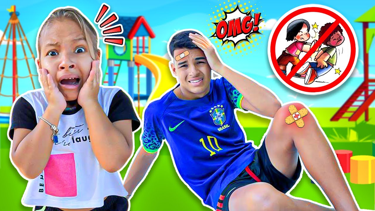 REGRAS DE CONDUTA PARA CRIANÇAS NO PARQUINHO | RULES OF CONDUCT FOR ...