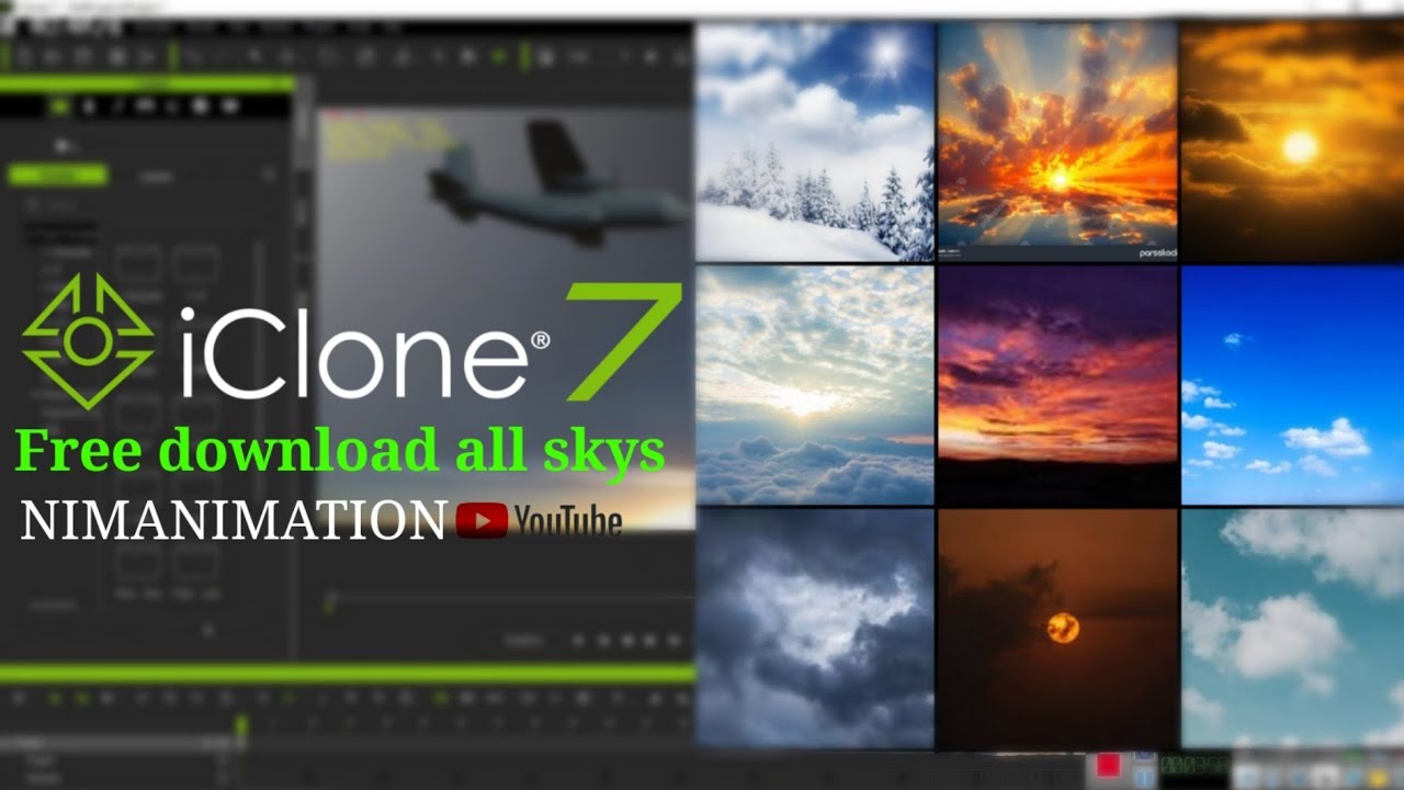Free download sky for iclone 7 - YouTube