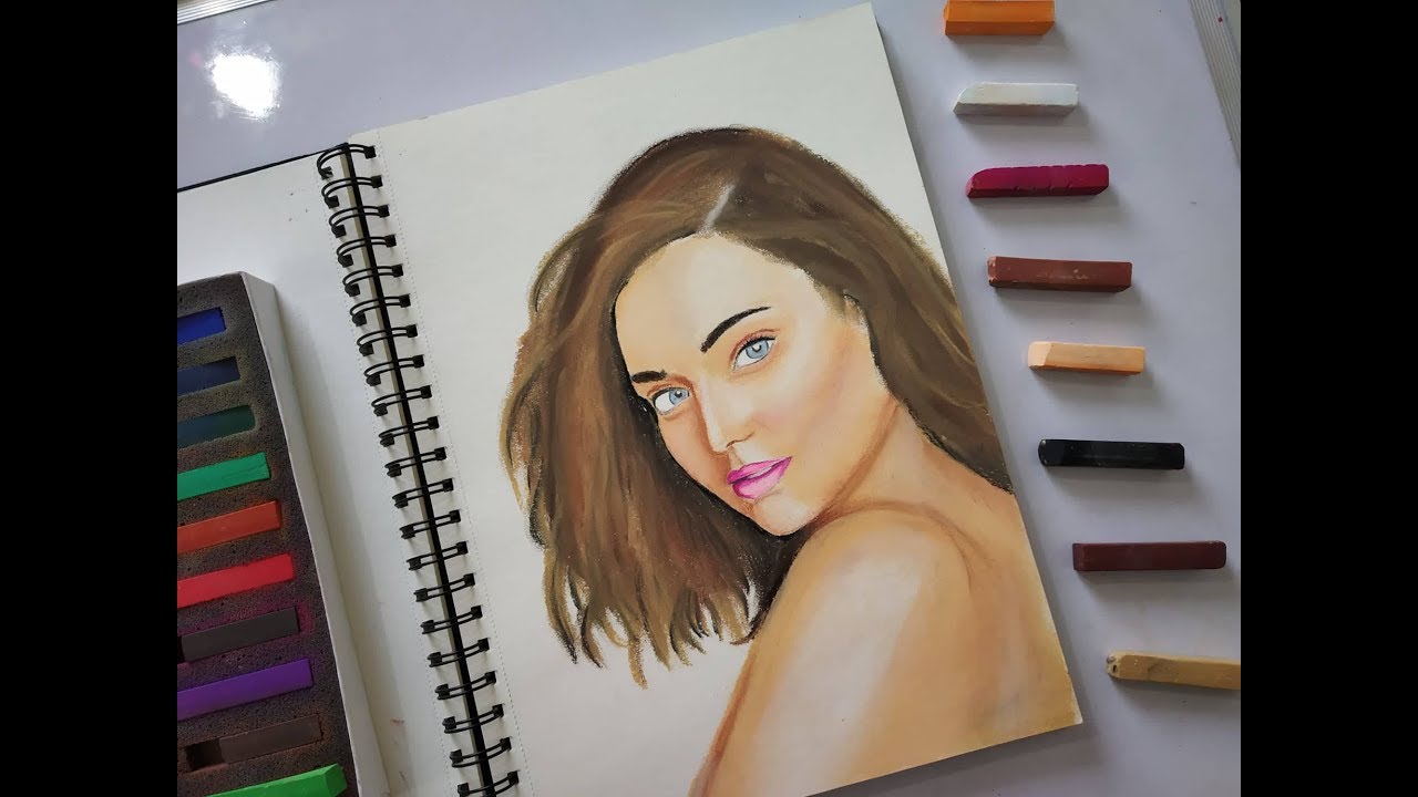 How to draw Portrait Using Soft Pastels for beginners- Part III - YouTube