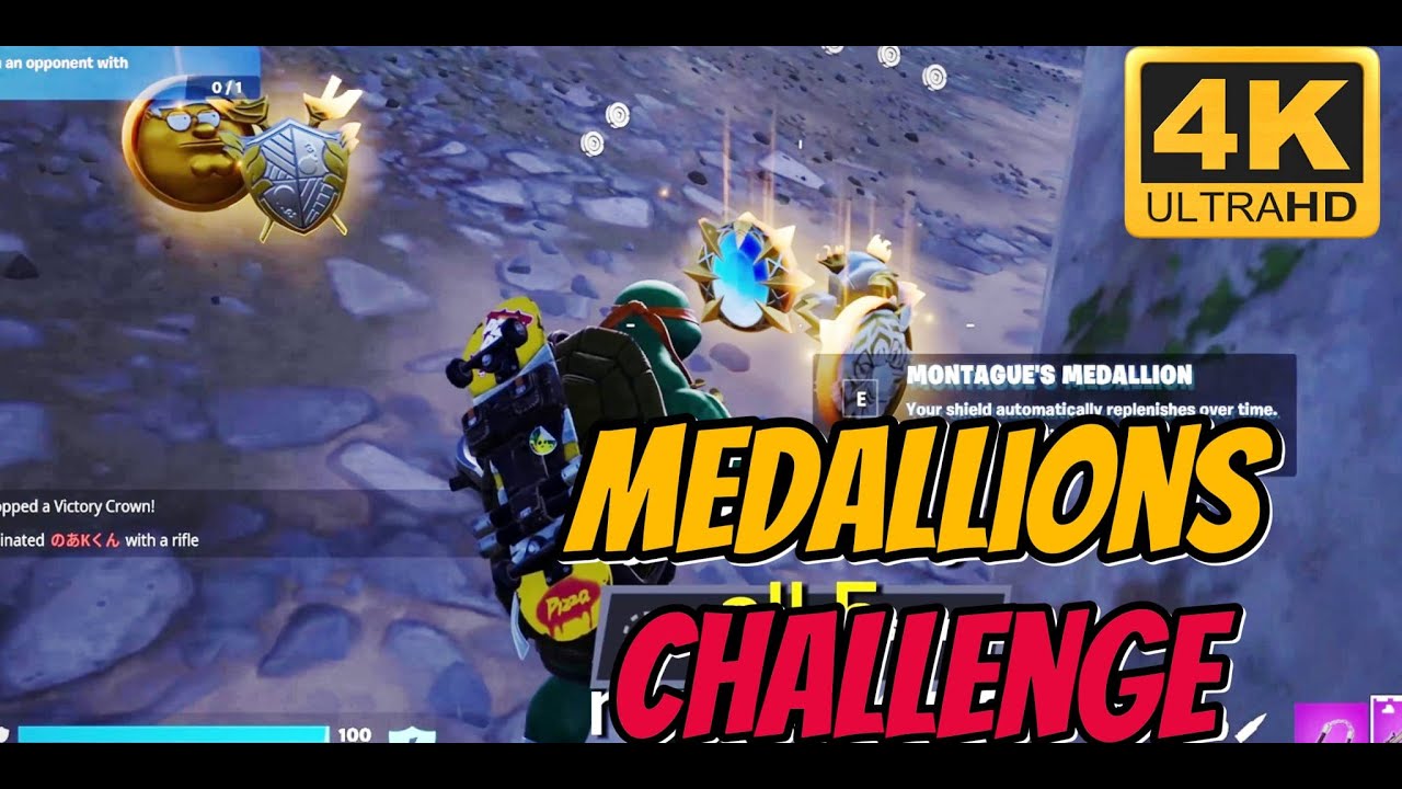Chapter 5 - Medallion Challenge! #fortnite - YouTube