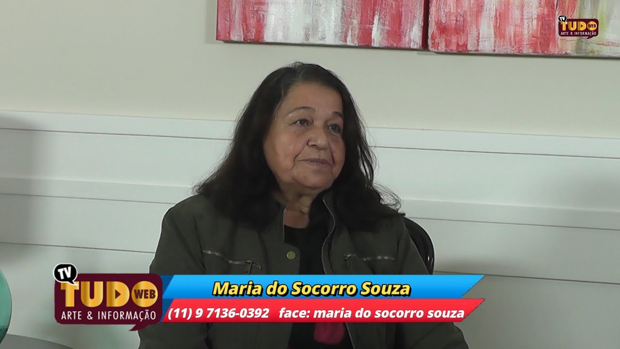 MARIA DO SOCORRO SOUZA ESCRITORA - YouTube