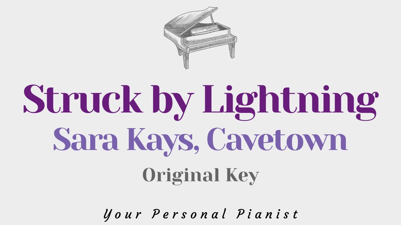 Struck by lightning - Sara Kays, Cavetown (Original Key Karaoke ...
