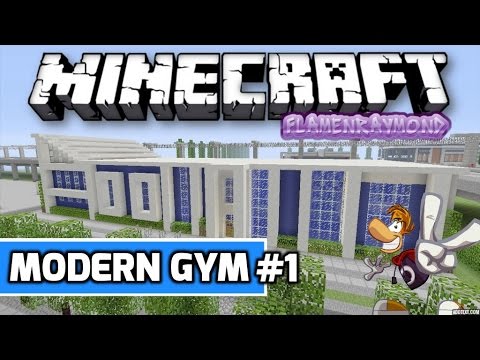 Minecraft Modern Gym Tutorial l Part 1 - YouTube