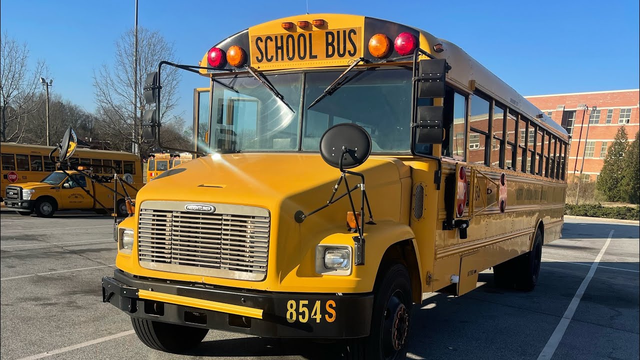 2001 Thomas FS65 🚌 854S (Walk Around and Pre-Trip) - YouTube