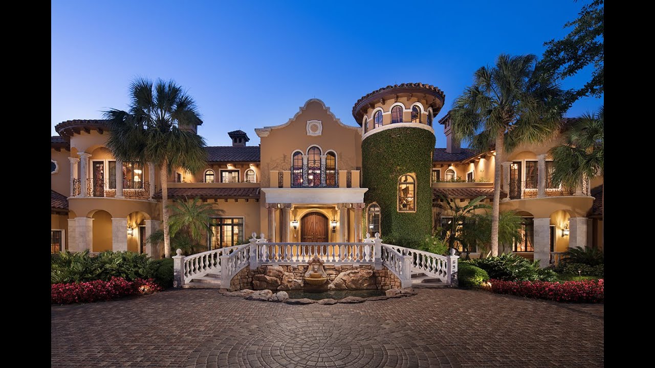 Breathtaking $9M Isleworth Country Club Estate - YouTube