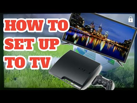 How to set up ps3 to tv - YouTube