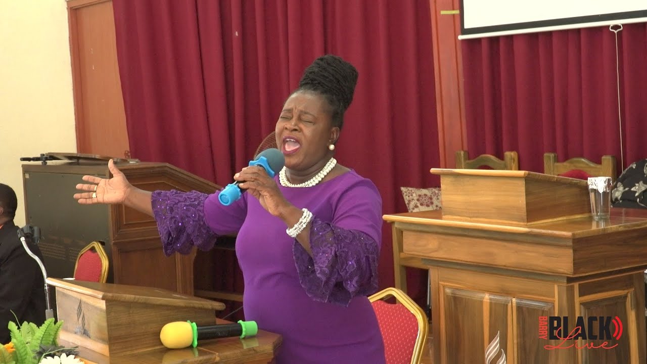 Mrs. Marsha John tribute at her cousin's funeral - YouTube