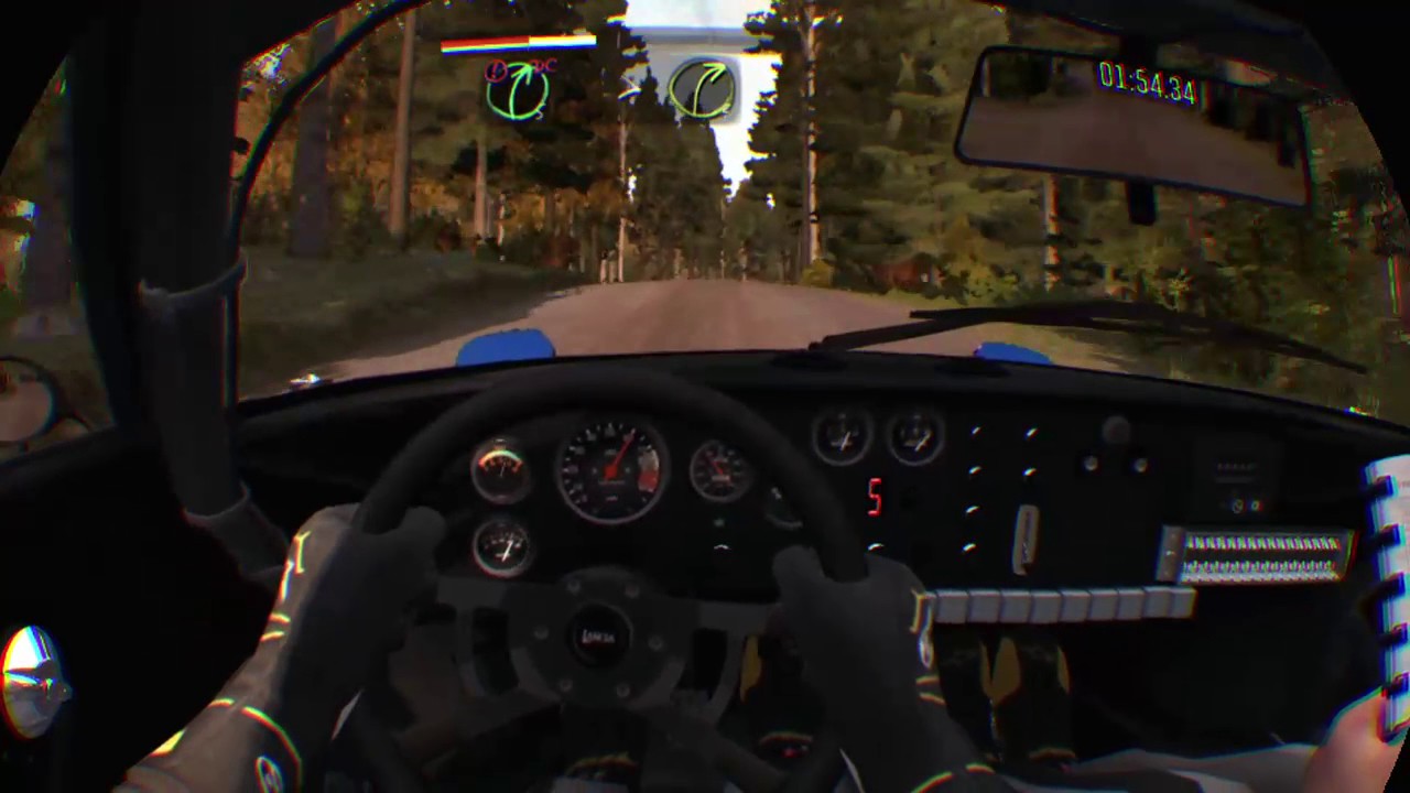 PS4 VR - DiRT Rally VR w/Wheel & Pedals - Session 01 - YouTube
