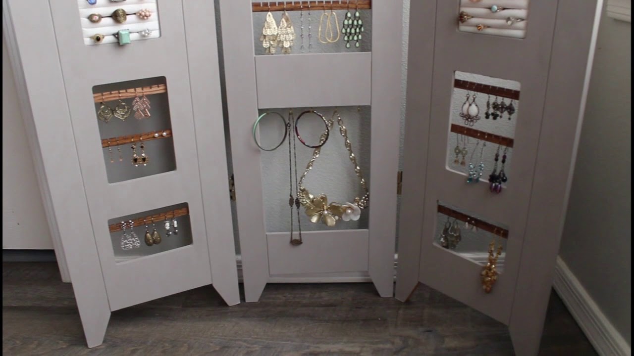 Room Divider Jewelry Display by Creatively Cluttered - YouTube