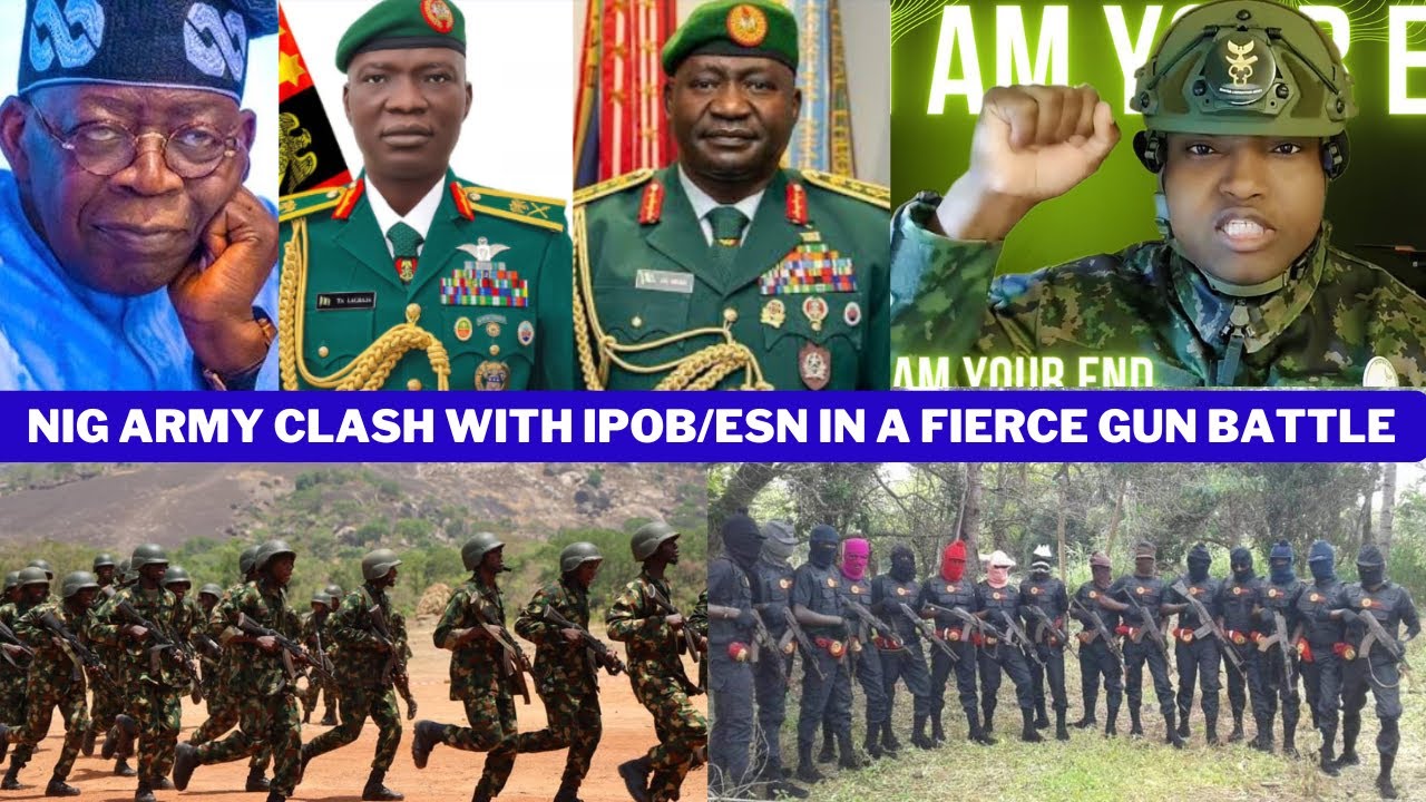 E Don Red! Nig Army Clash With IPOB/ESN In A Fierce Gun Battle, 1000 ...