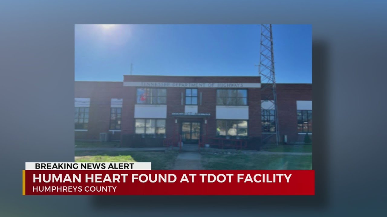 Human heart found in TDOT salt pile in Humphreys County - YouTube