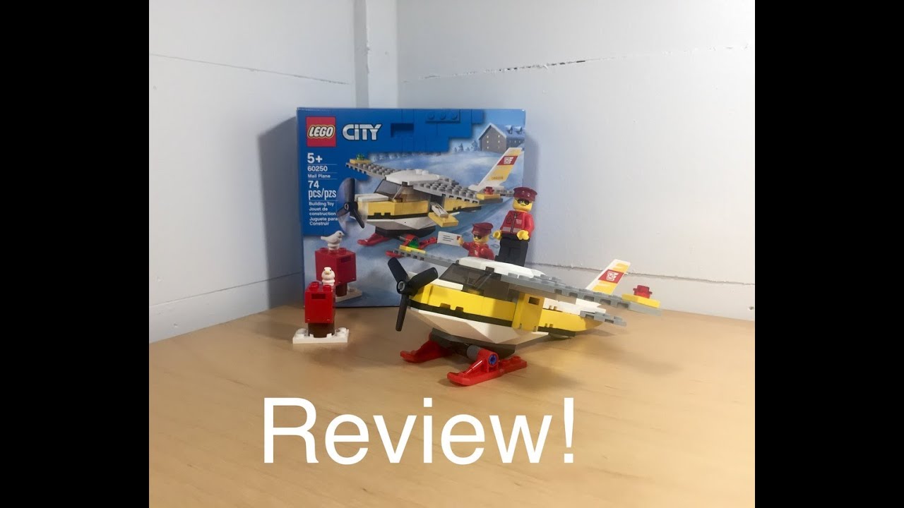 LEGO City Mail Plane Review!! - YouTube
