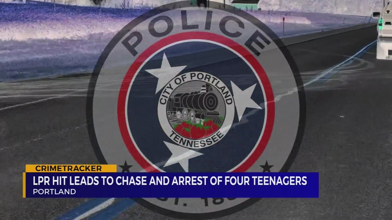 LPR hit leads to chase and arrest of four teens in Portland - YouTube