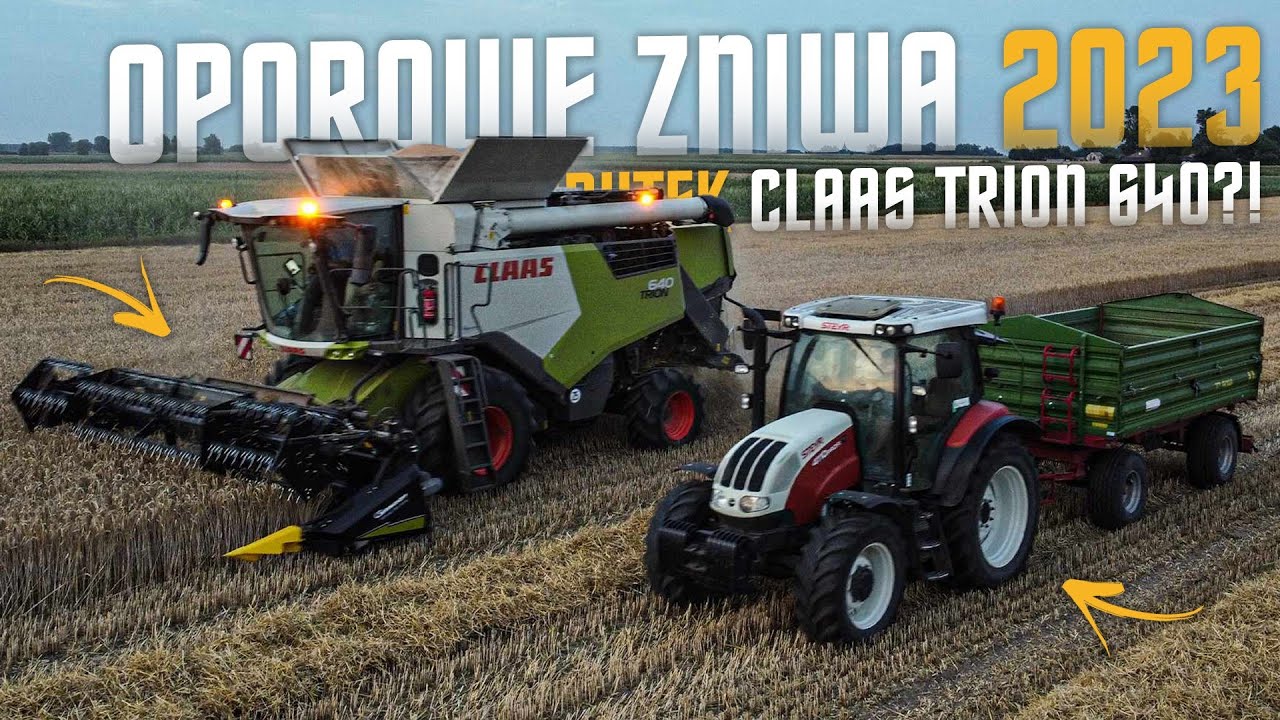 🔥NOWY NABYTEK CLAAS TRION 640🔥OPOROWE ŻNIWA 2023🔥USŁUGI ROLNICZE ...