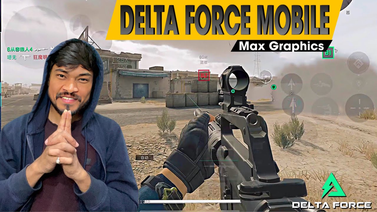 Delta Force Mobile Max Graphics Gameplay - YouTube