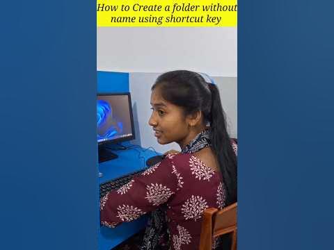How to Create a folder without name using shortcut key | Computer Shortcut key | ms office 2021 ...