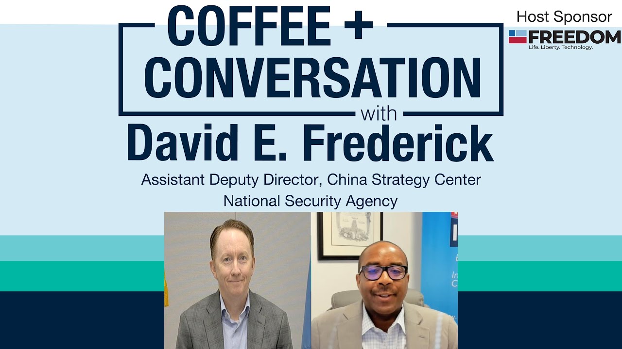 Coffee and Conversation with David E Frederick, Assistant Deputy ...